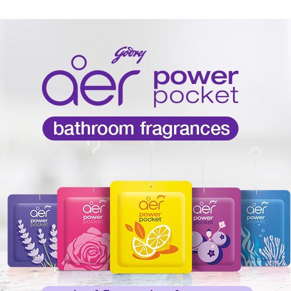 Godrej Aer Power Pocket 10gm | Berry | Jasmin Floral | Rosh Fresh ...