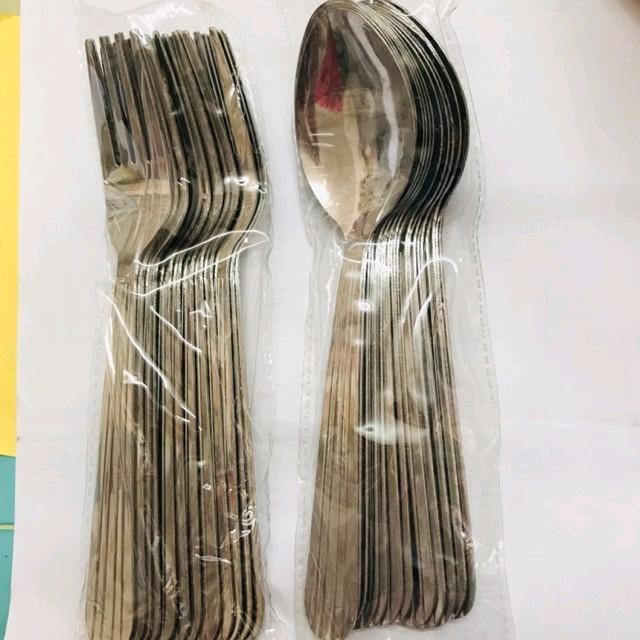 Sudu / garfu besi 1 set Cutlery Kitchenware Tableware - TikTok Shop ...