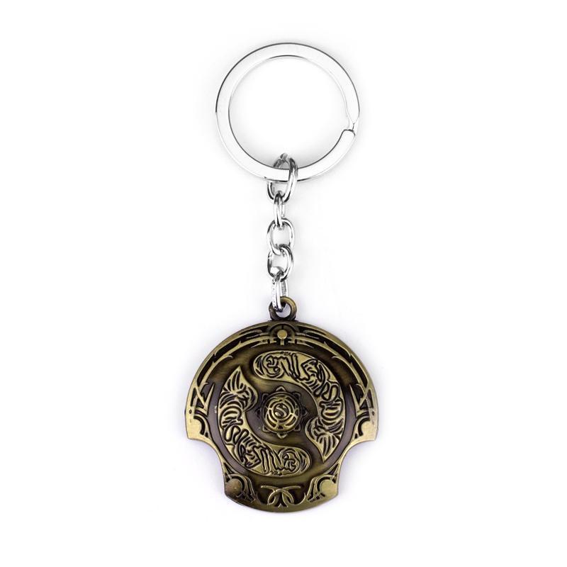 KEYCHAIN DOTA 2 AEGIS SHIELD GOLD SILVER COLOUR - TikTok Shop Malaysia