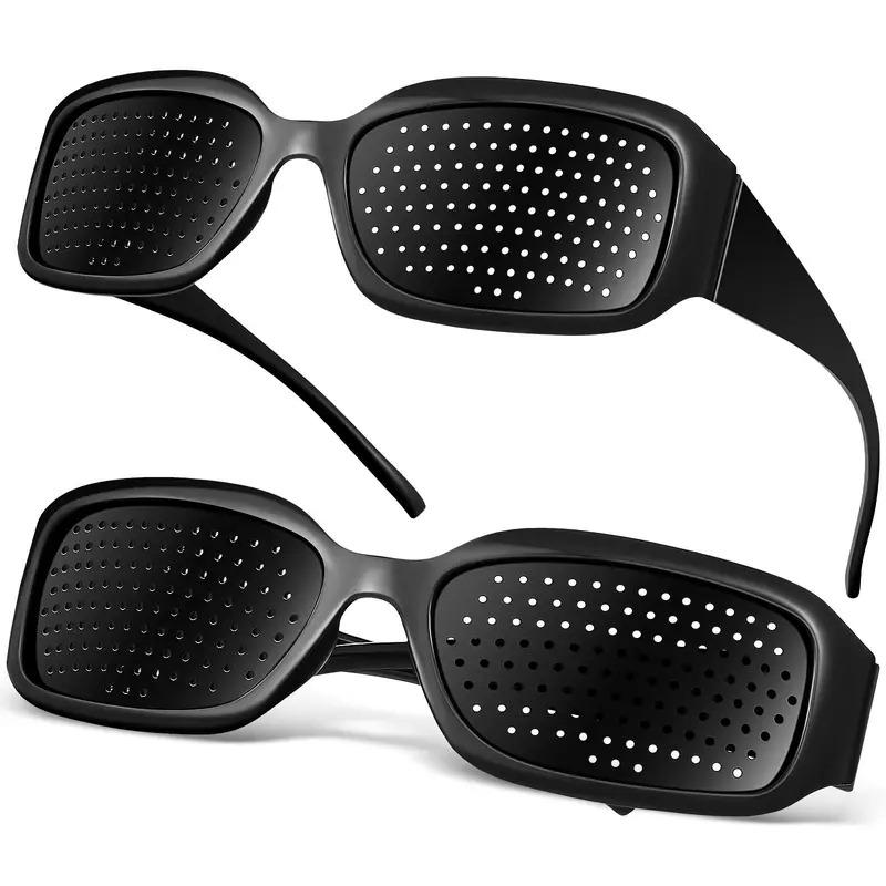 2Pcs Pinhole Durable PC Full Frame Eyes Pinhole Glasses For Vision ...