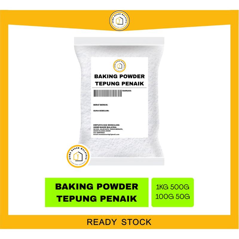 BAKING POWDER FOOD GRADE / TEPUNG PENAIK 1KG 500G 100G 50G - - TikTok ...