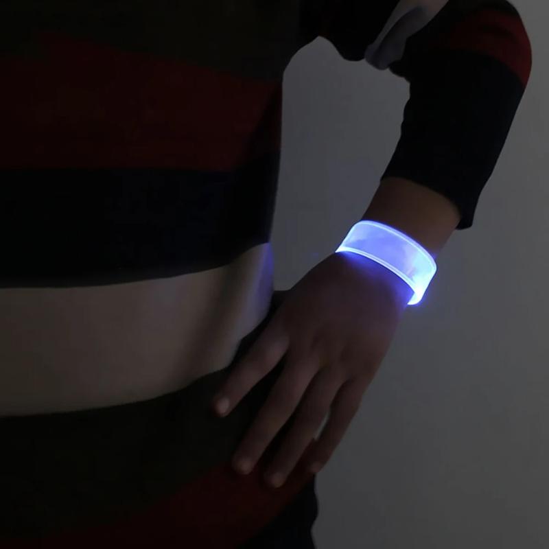 Silicone Sound Controlled LED Light Bracelet Led Light-emitting ...
