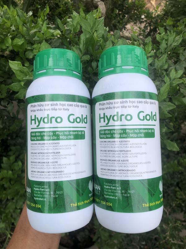 Phân bón hữu cơ sinh học HYDRO GOLD chai 500ml (phun qua lá hoặc ...