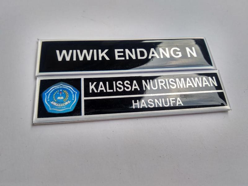 PAPAN NAMA / NAME TAG / PIN / ID / PAPAN NAMA PNS / SEKOLAH / KANTOR ...