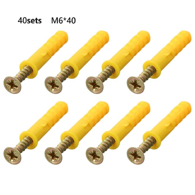 40Pcs Stainless Steel Expansion Screws M6×40 Wall Anchor and - TikTok ...