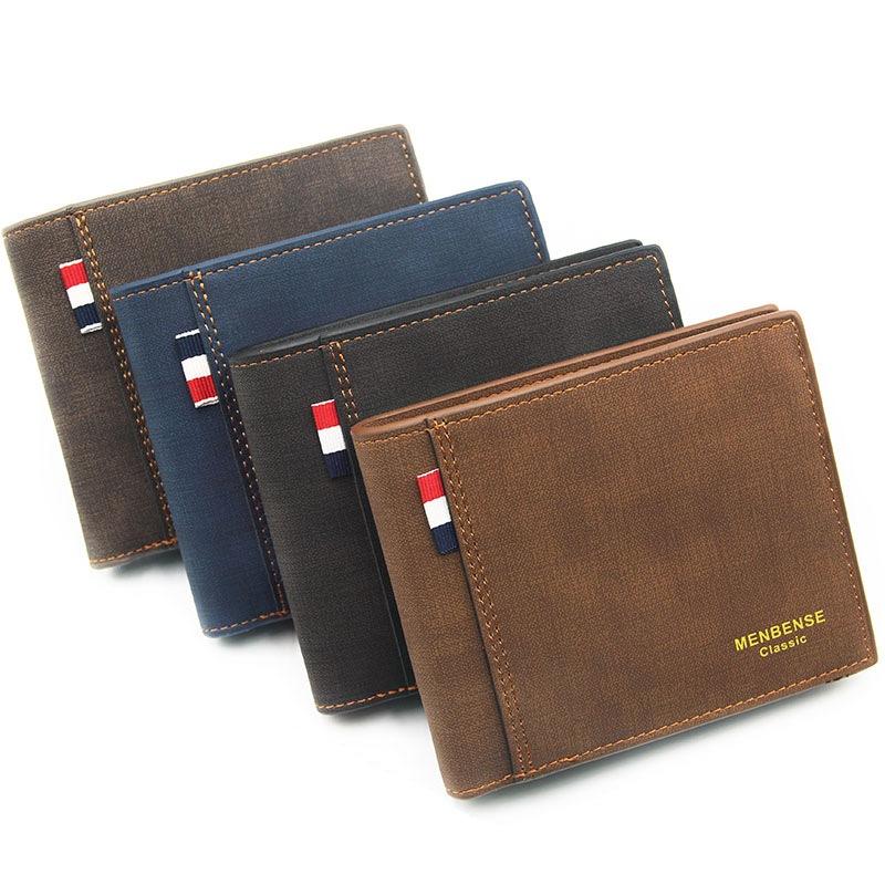 Men Short Wallet Bifold Wallet Dompet Pendek Bag Duit - TikTok Shop ...