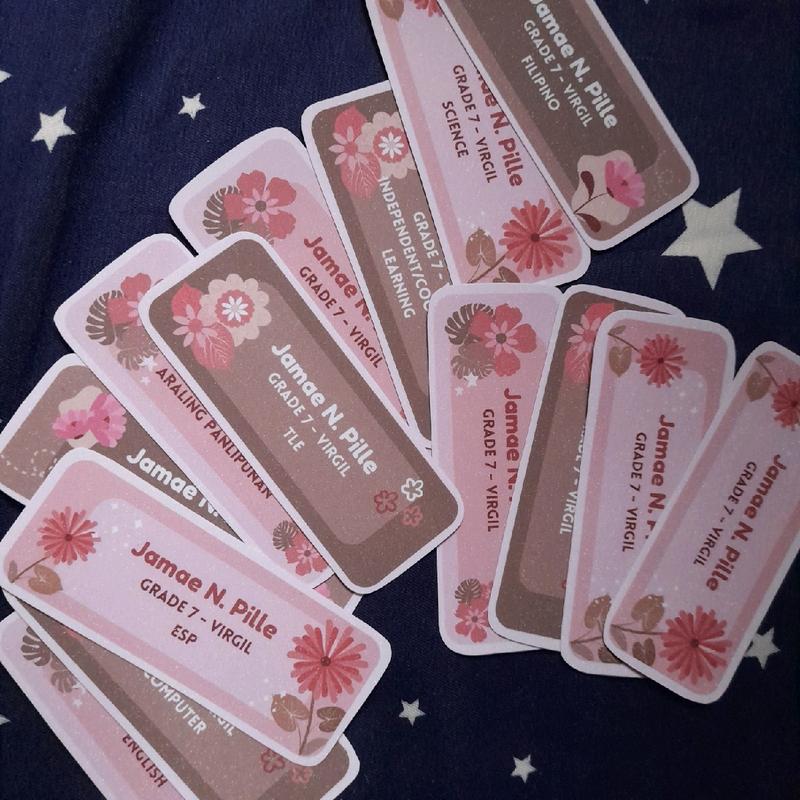 Name Label Stickers | Notebook Label Stickers | Cute Noteboo - TikTok ...