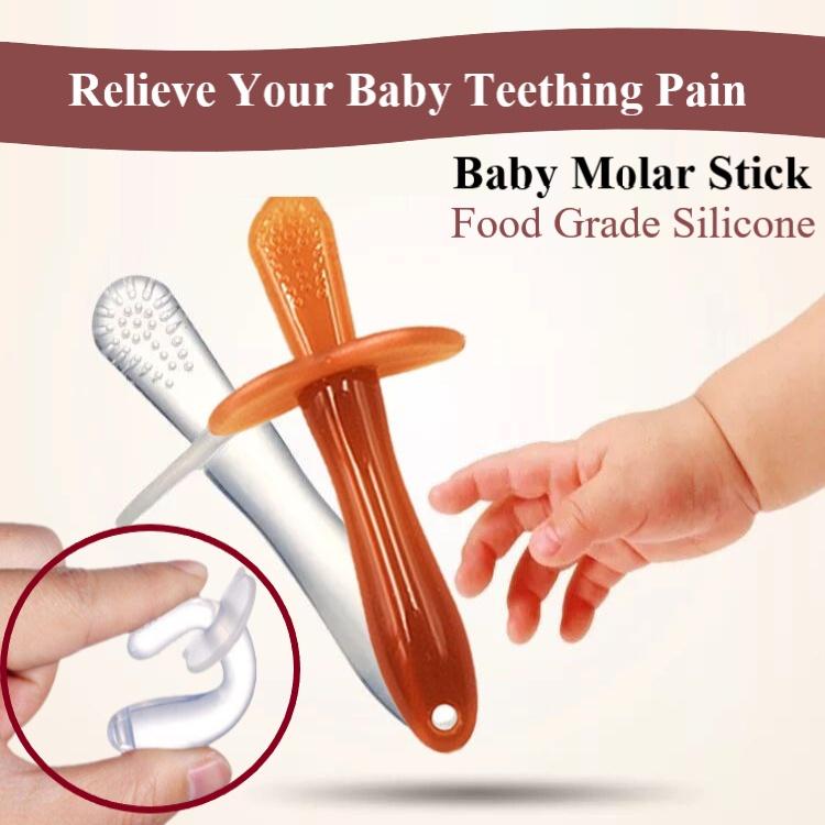 Alat Gigit Bayi Baru Lahir Mulut Gigi Gatal Baby Molar Stick - TikTok ...