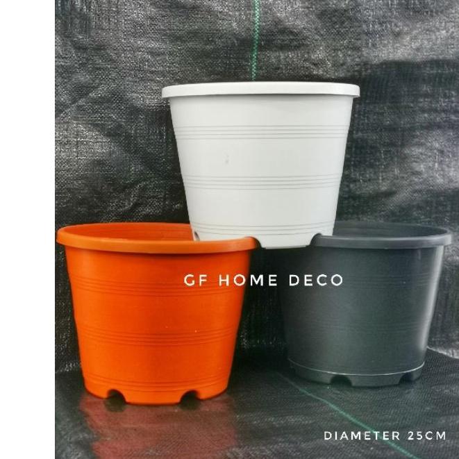 [GFE] DIAMETER 25CM PASU PLASTIC [10'' flower pot]/ VEGETABLE POT [2013 ...