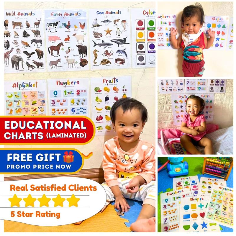 Thousand Smiles Educational Wall Flash Charts for Kids Toddler - TikTok ...