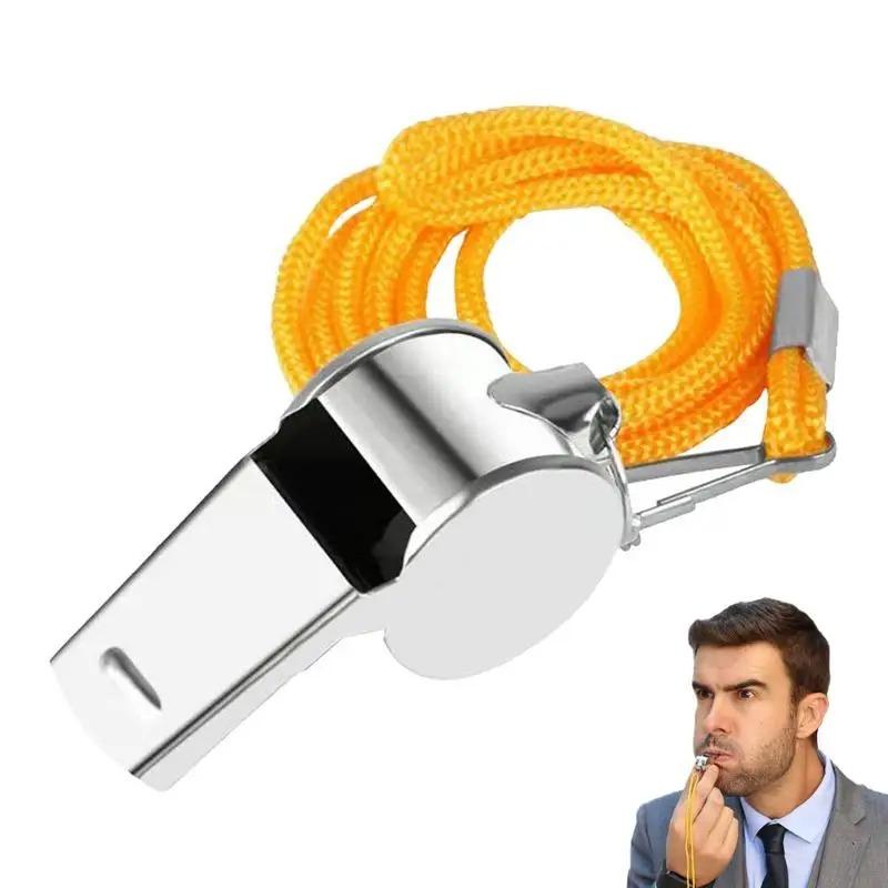 Metal Whistle Referee Sports Stainless Steel Whistle Footbal - TikTok ...