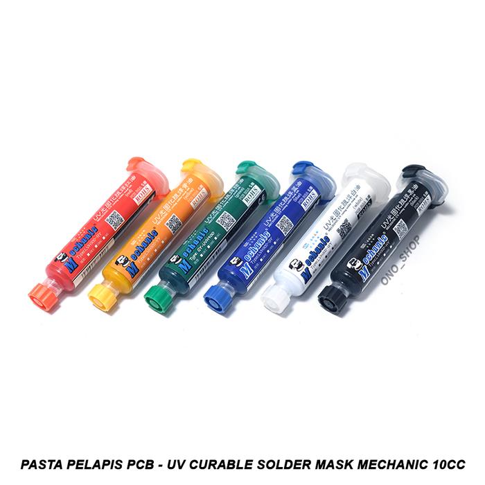 Jual Pasta Pelapis PCB - UV Curable Solder Mask Mechanic 10 cc - Putih ...