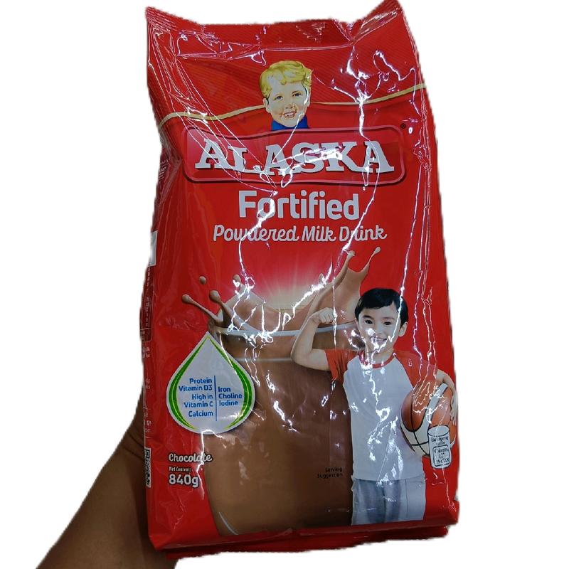 Alaska Fortified Chocolate Powdered Milk Drink 840 g Protein - TikTok ...