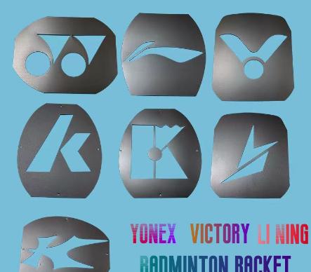 Victory Badminton racket brand LOGO board Papan LOGO jenama raket ...