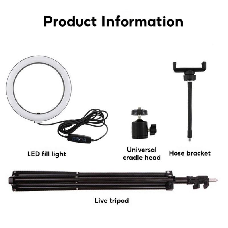 Adjustable 10 - inch Light and 2.1 - meter Live Broadcast Stand ...