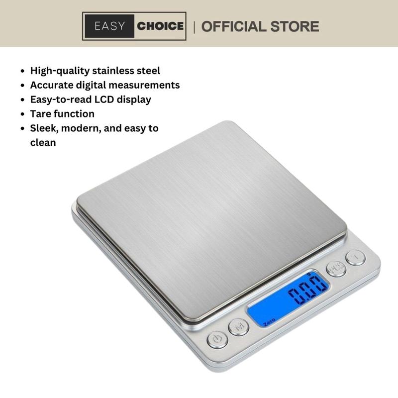 Easy Choice Stainless Steel Digital Kitchen Scale - TikTok Shop Singapore