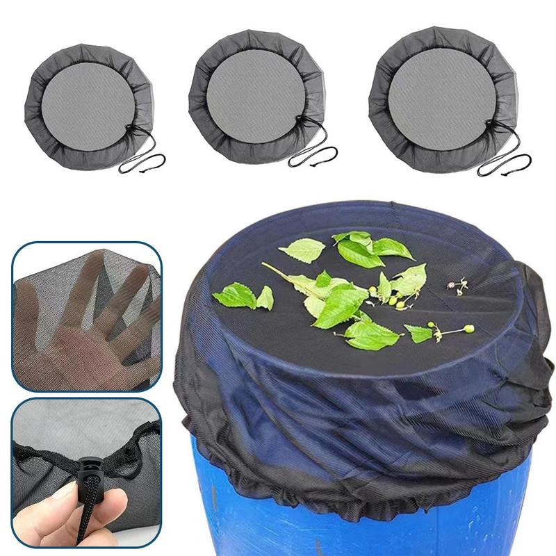 Rain Barrel Cover Durable Anti-mosquito Mesh Net Rainwater Cover ...