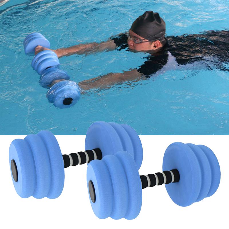 2Pcs Aquatic Dumbbells Water Exercise Foam Dumbbells Pool Weight ...