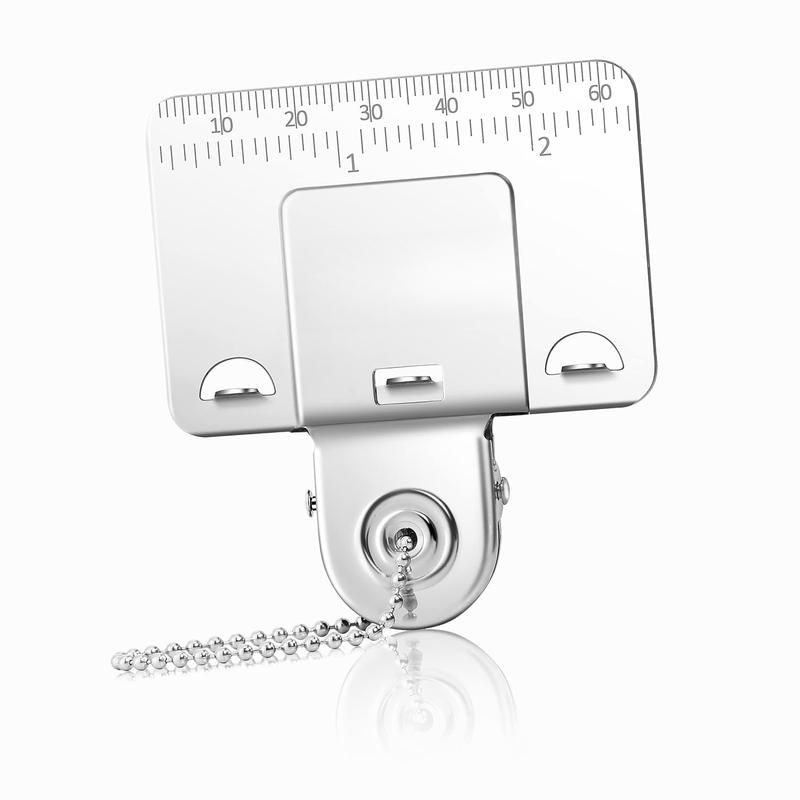 1 count Double Scale Measuring Tape Clip,304 Stainless Steel Measuring ...