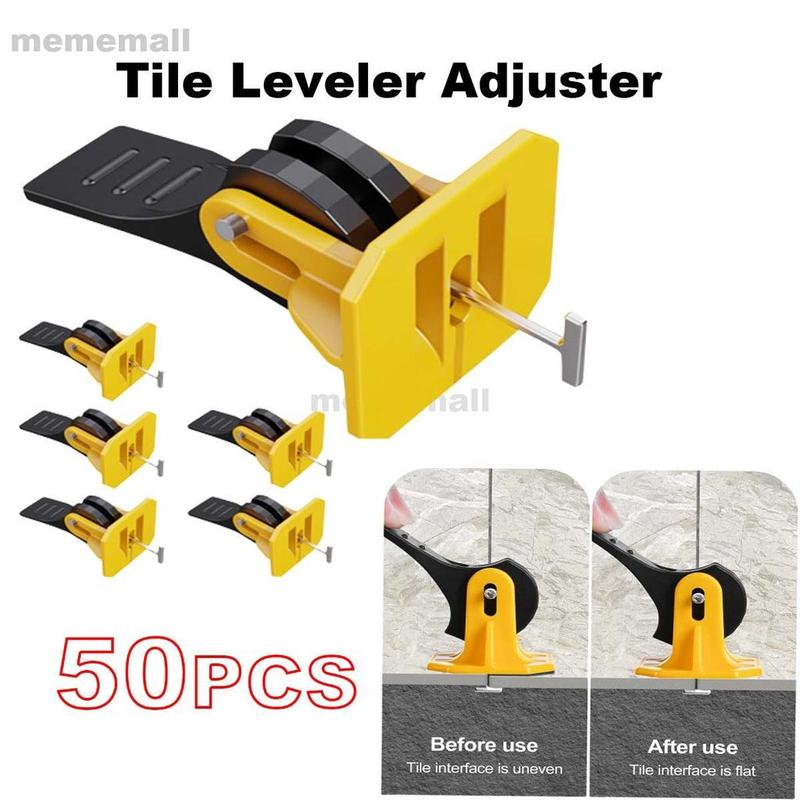 Nice 50pcs Tile Leveler Adjuster Kit Positioning Artifacts Leveler ...