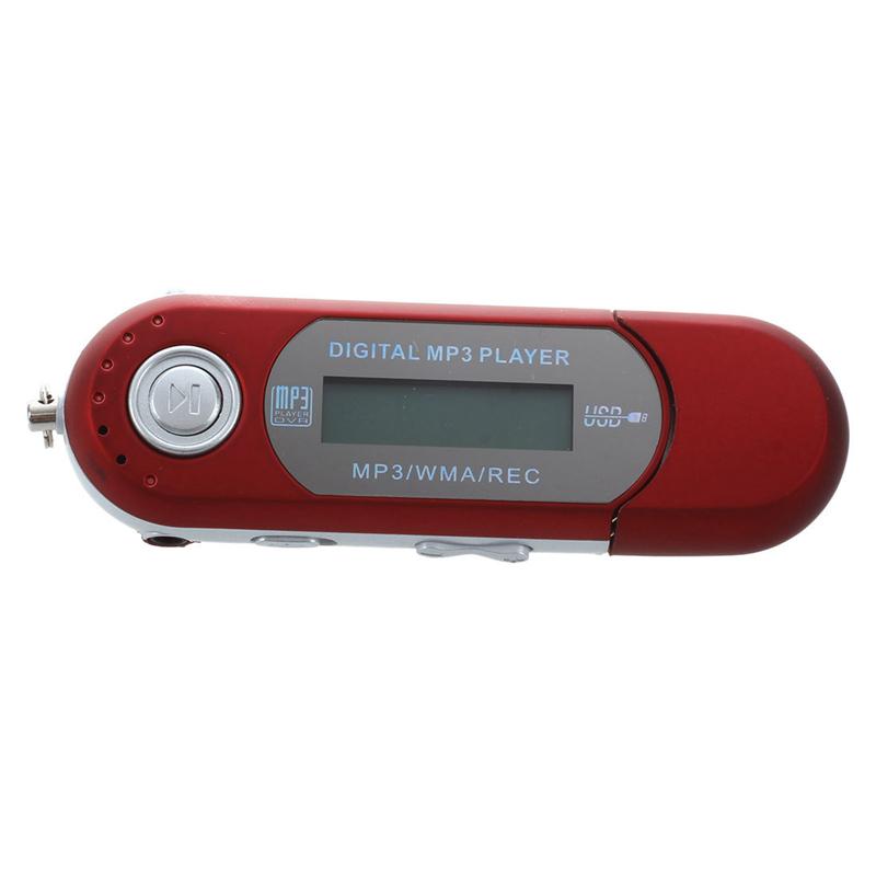 8G USB Flash Drive MP3 Player FM Walkman red - TikTok Shop Singapore