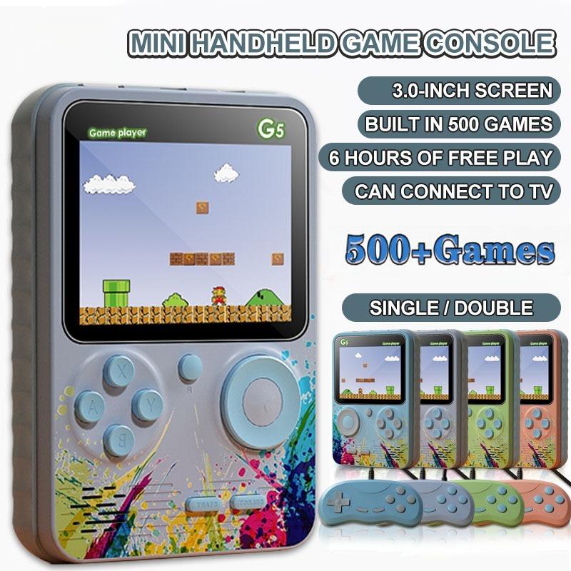 G5 Game Console 500Games Screen Mini Retro Video Gaming Console ...