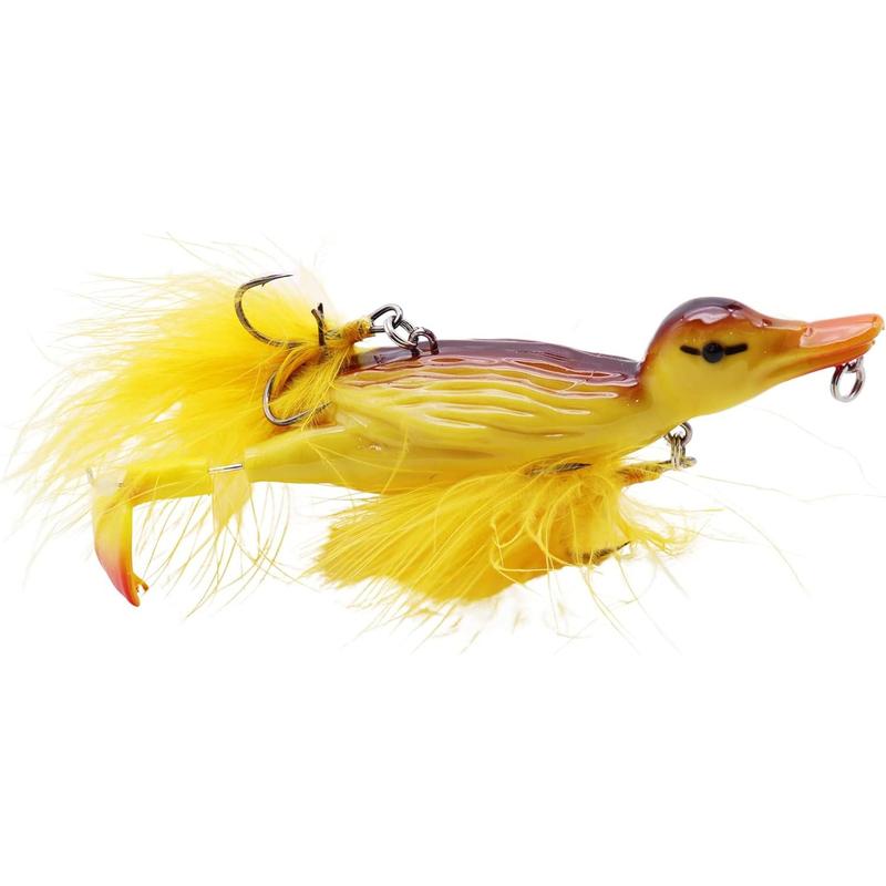 1piece 3D Duck Topwater Fishing Lure Yellow Duckling Floating ...
