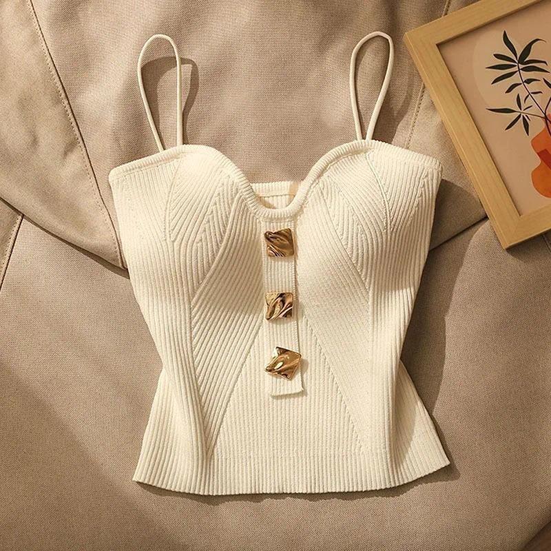 Baju-T Suspender Berkait Silang, Untuk Wanita, Sesuai, Tiada - TikTok ...