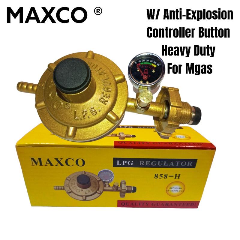 Maxco LPG Regulator with Pressure Guage and Anti-Explosion Controller ...