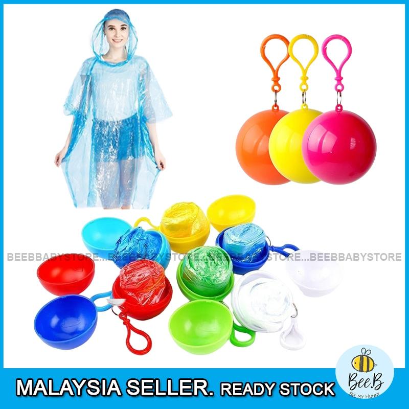 Disposable Raincoat Kids Adult Rain Coat Ball Portable Raincoat Mini ...