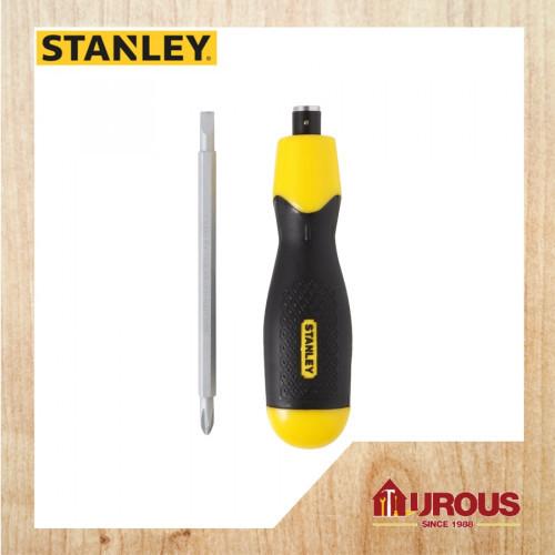 STANLEY SCREWDRIVER MULTI BITS 2 WAY CUSHION GRIP 6x100MM (65-201 ...