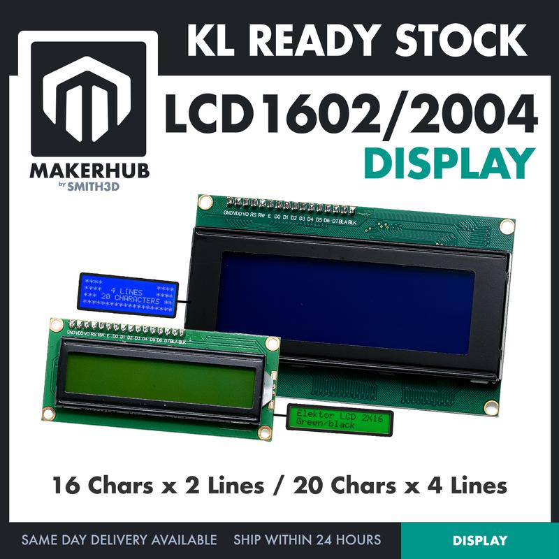 LCD1602 LCD2004 Liquid Crystal Display Module with IIC I2C Basic ...