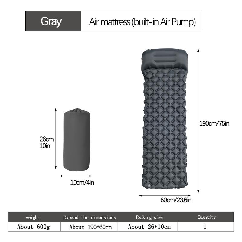 New single rhombus with pillow TPU inflatable pad outdoor tent - TikTok ...