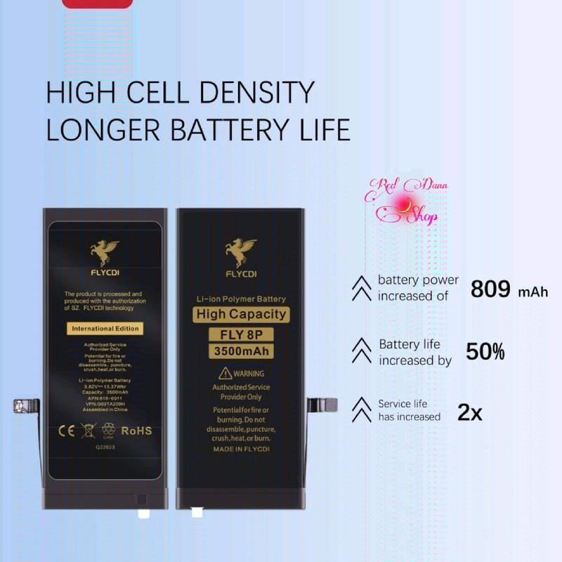 FLYCDI High Quality Mobile Phone Battery for 6G 6S 6Splus 7 - TikTok ...