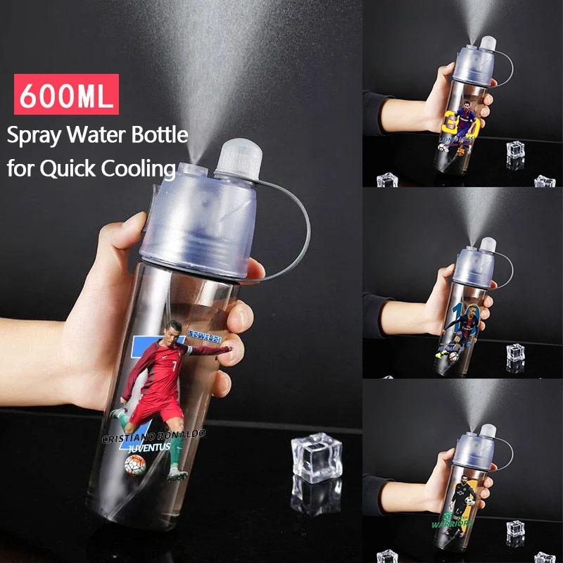 Botol Air Semburan Bola Sepak Ronaldo, Kapasiti 600ML, Mudah - TikTok ...
