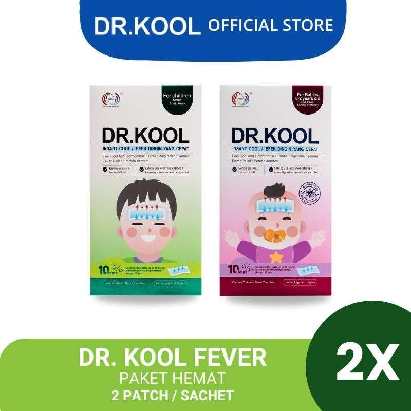 DR.KOOL Fever Kid & Baby -Pleter Penurun Panas Bayi anak -anak [2x2 ...