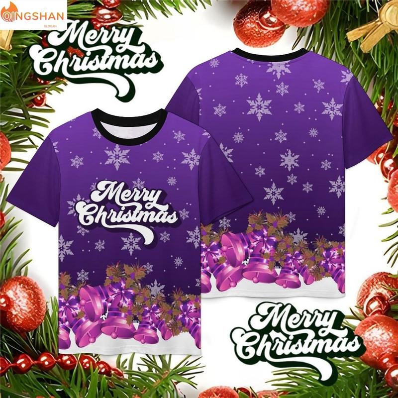 Kemeja-T Krismas, Reka Bentuk Baharu, Kolar Retro, Kolar Jersi - TikTok ...