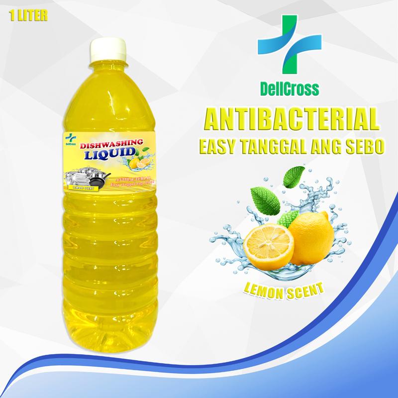 Dellcross Dishwashing Liquid - 1 Liter (LEMON) - TikTok Shop Philippines
