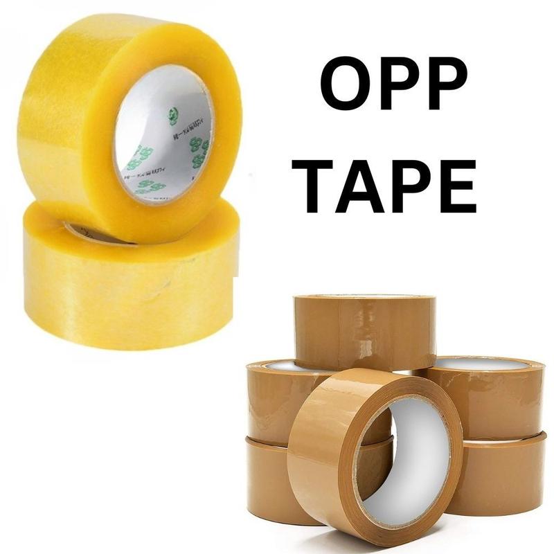 OPP Tape 45mm /48mm X 80M (90 YARDS) *45 MIC (Clear/Brown) Pita ...