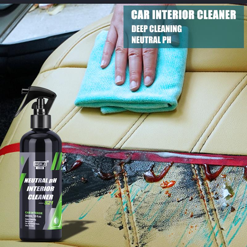 Car Interior Cleaner Interior Parts Dashboard Leather Flannel - TikTok ...