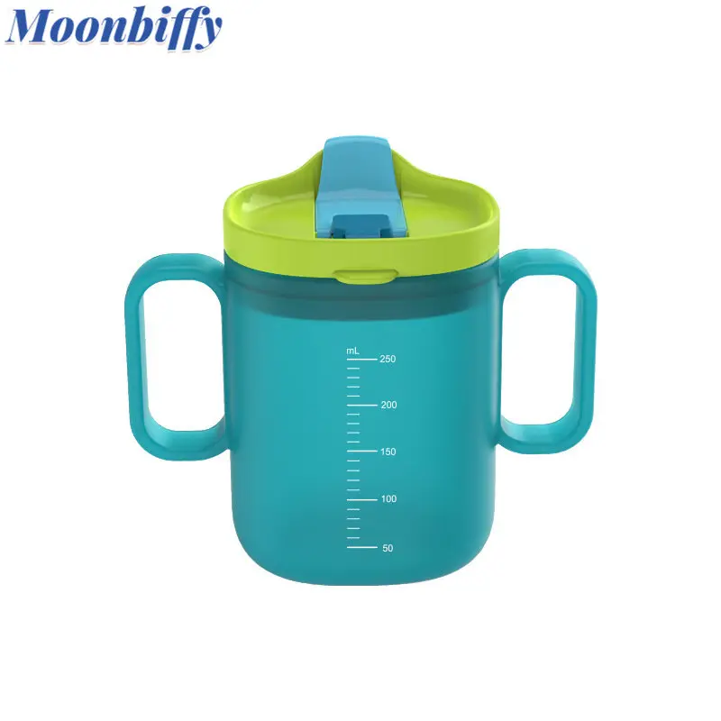 Dual-purpose Duckbill Cup with Scale for Children, Straw Cup Bottle ...
