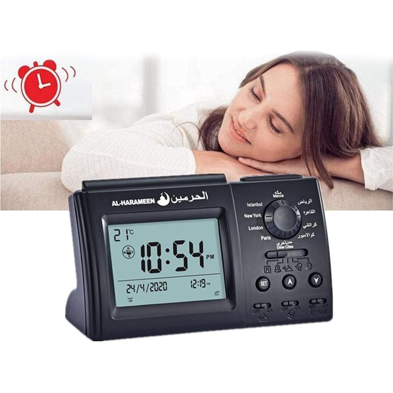 Azan Prayer Alarm Clock Automatic Islamic Prayer Reminder Clock ...
