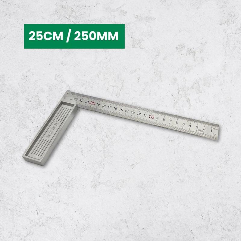 Feibao Penggaris Siku L F42-0074B 25CM / 250mm Baja 20cm - 30cm | Alat ...