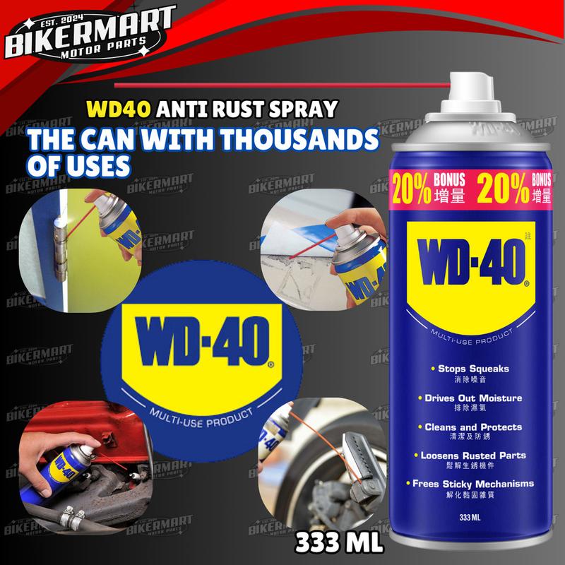 WD40 ANTI RUST REMOVER MULTIPURPOSE SPRAY 333ML ANTI KARAK SPRAY ...