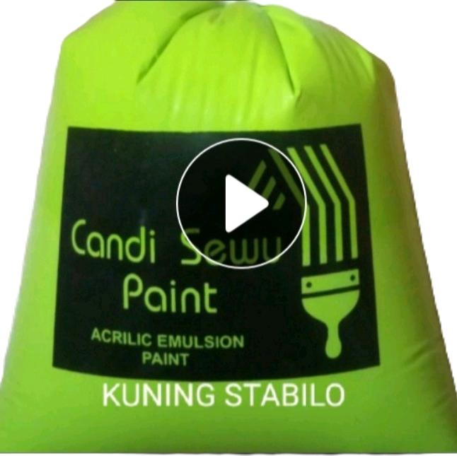 CAT TEMBOK 1 KG// WARNA KUNING STABILLO# CAT INTERIOR# CAT KILOAN ...