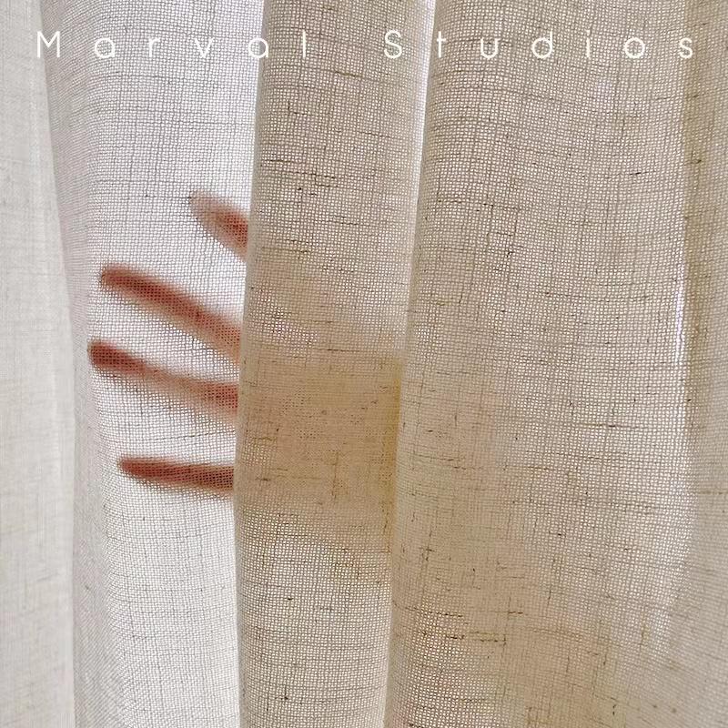 Langsir linen lutsinar moden, langsir tulle sifon Jepun untu - TikTok ...