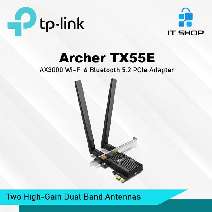 Jual TP-Link ARCHER TX55E Wi-Fi 6 PCIe Adapter - Kota Surabaya - ITShop ...