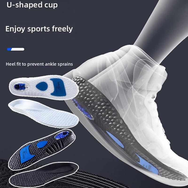 Silicone Memory Foam Sports Insoles Orthopedic Arch Breathable - TikTok ...