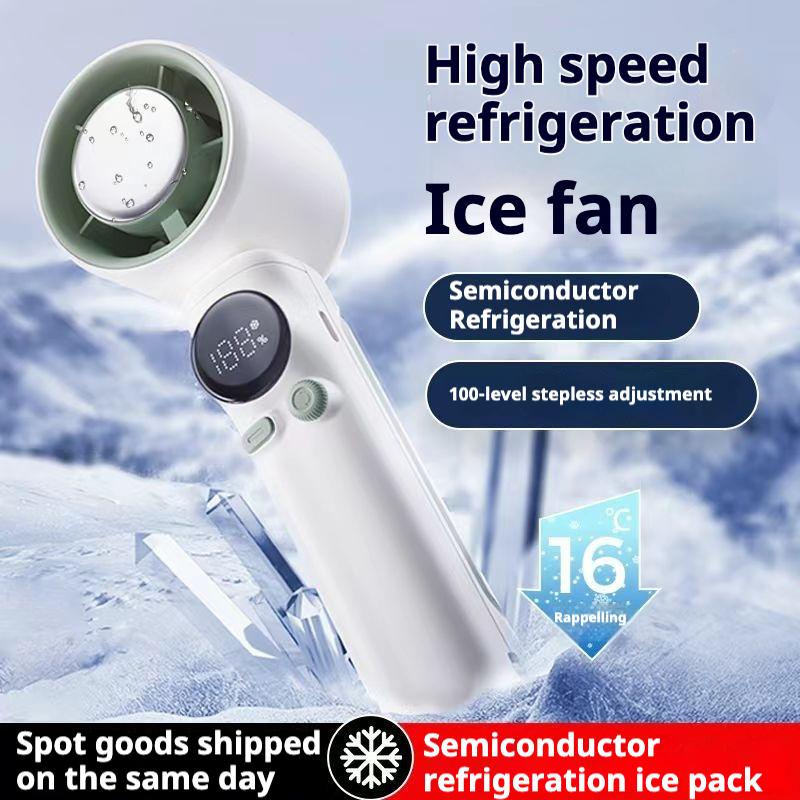 [COD]New High-Speed Handheld Fan | 100 Speeds | Display - TikTok Shop ...