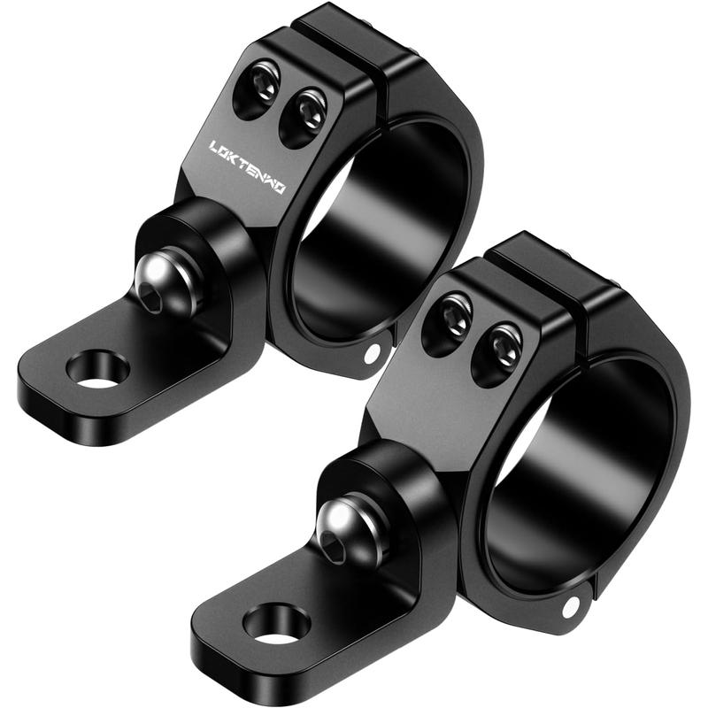 Thicken UTV LED Light Bar Mounts 2 count, Heavy Duty CNC Aluminum 360 ...